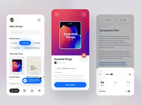 Book App designs, themes, templates and downloadable graphic elements ...