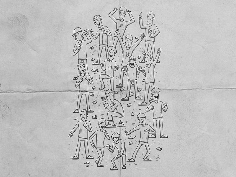 Party Pooper by Pedro Fernandes on Dribbble