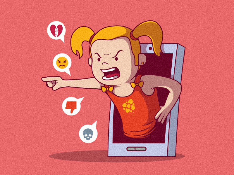Cyberbully by Pedro Fernandes on Dribbble