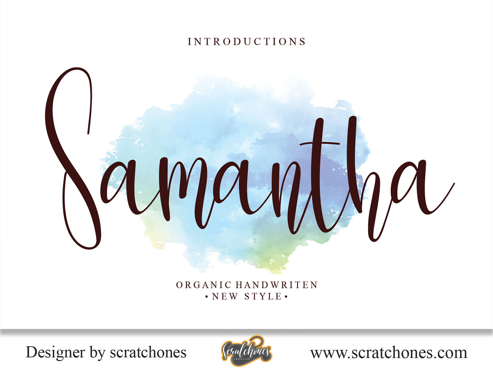 Samantha | Script-Handwriting Font by Scratchones_creative on Dribbble