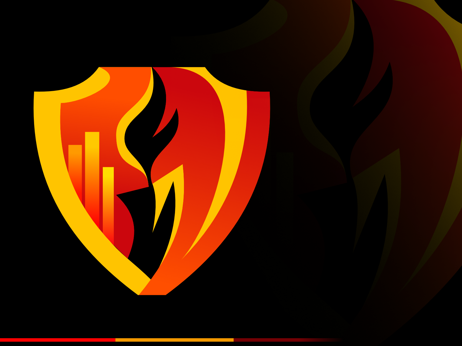 logo design with fire and candles by sanjana dinith on Dribbble