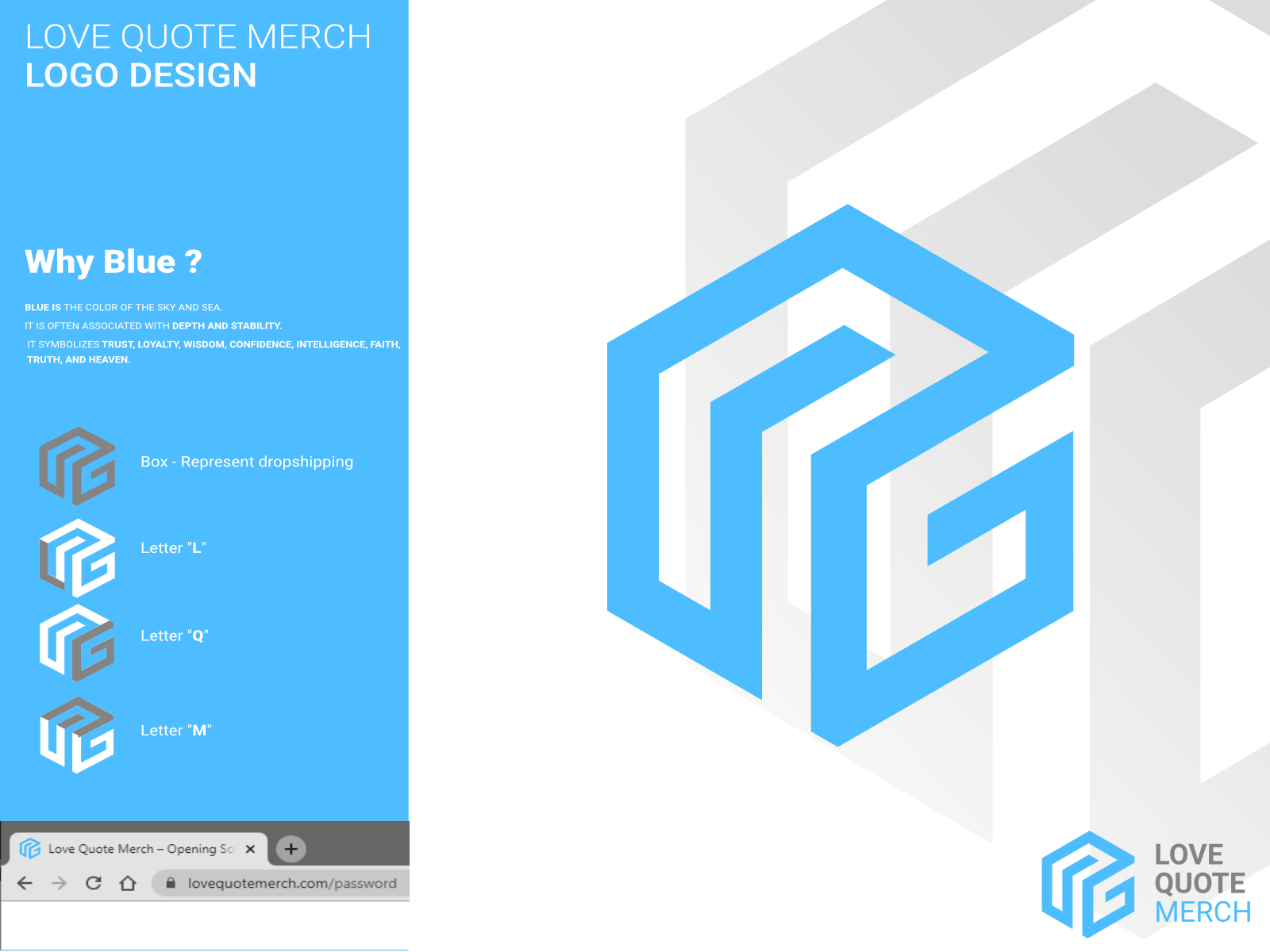 drop shipping logo by sanjana dinith on Dribbble