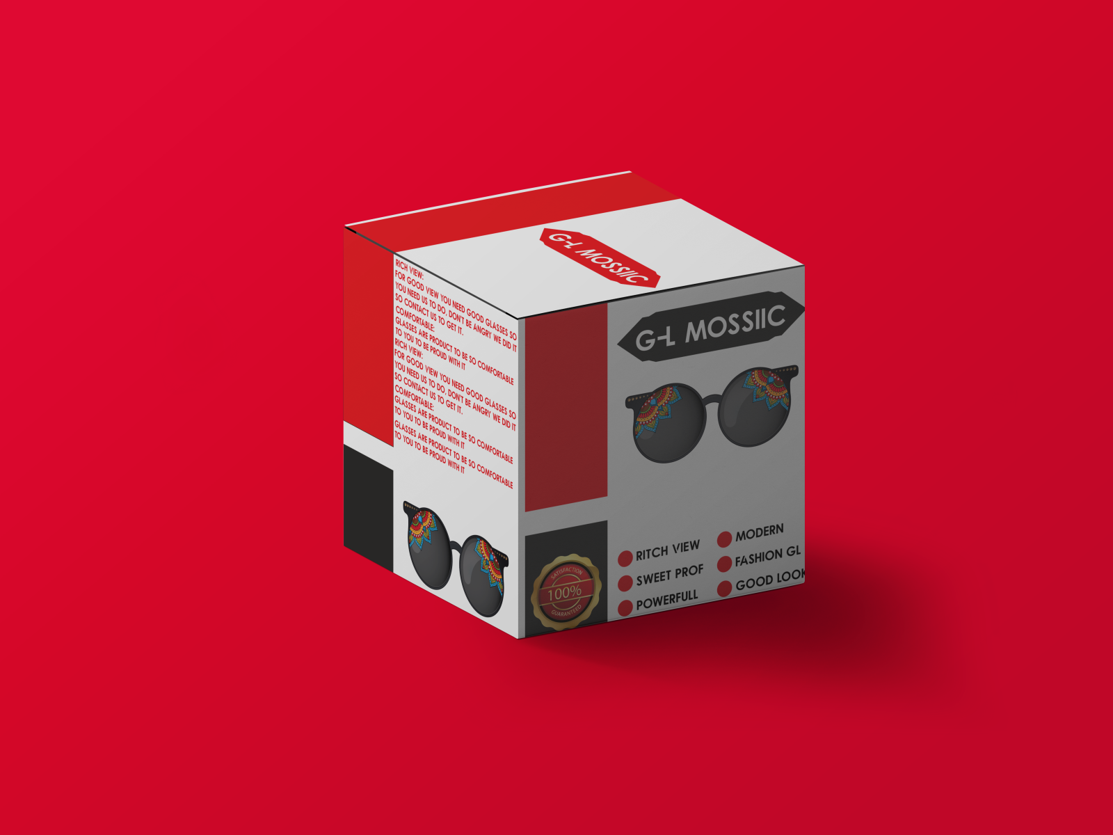 Glasses Packaging by Elbouche Soufiane on Dribbble