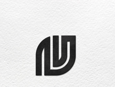 N+U monogram by tinus_abc on Dribbble