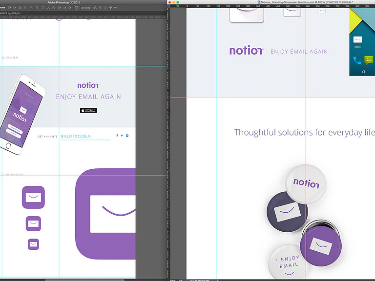 Branding Showcase Template by Sidecar for Focus Lab on Dribbble