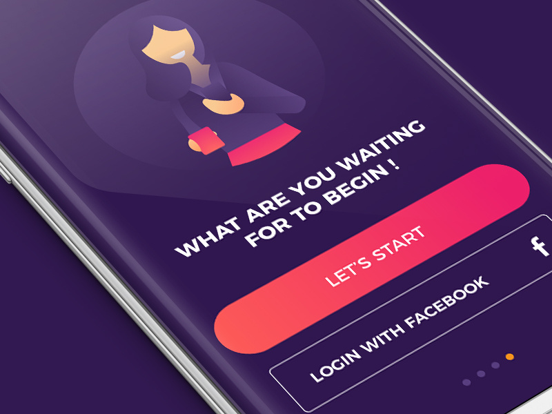 Tutorial screen by Juba Diboune on Dribbble