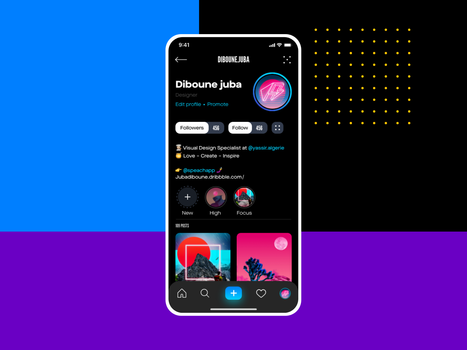 Instagram Redesign Dark Theme by Juba Diboune on Dribbble Instagram Redesign Dark Theme by Juba Diboune on Dribbble
