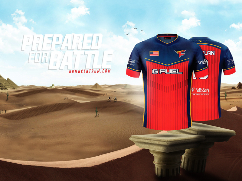 Armacentrum Faze Clan apparel advertisement by Yak on Dribbble