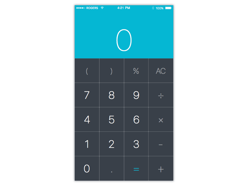 Calculator by Suhaila B on Dribbble