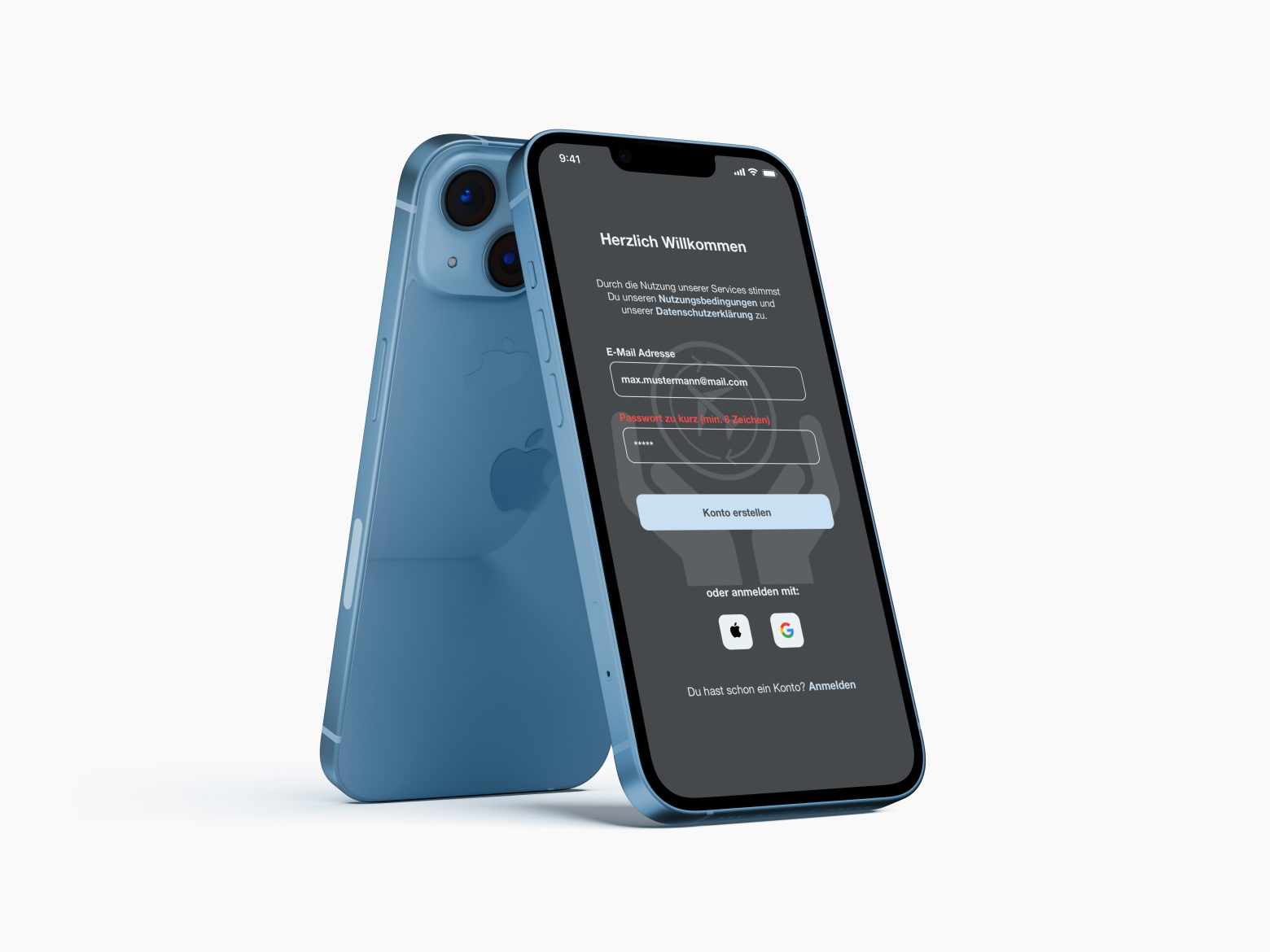 SignUp Screen Mockup by Dominik Klemp on Dribbble