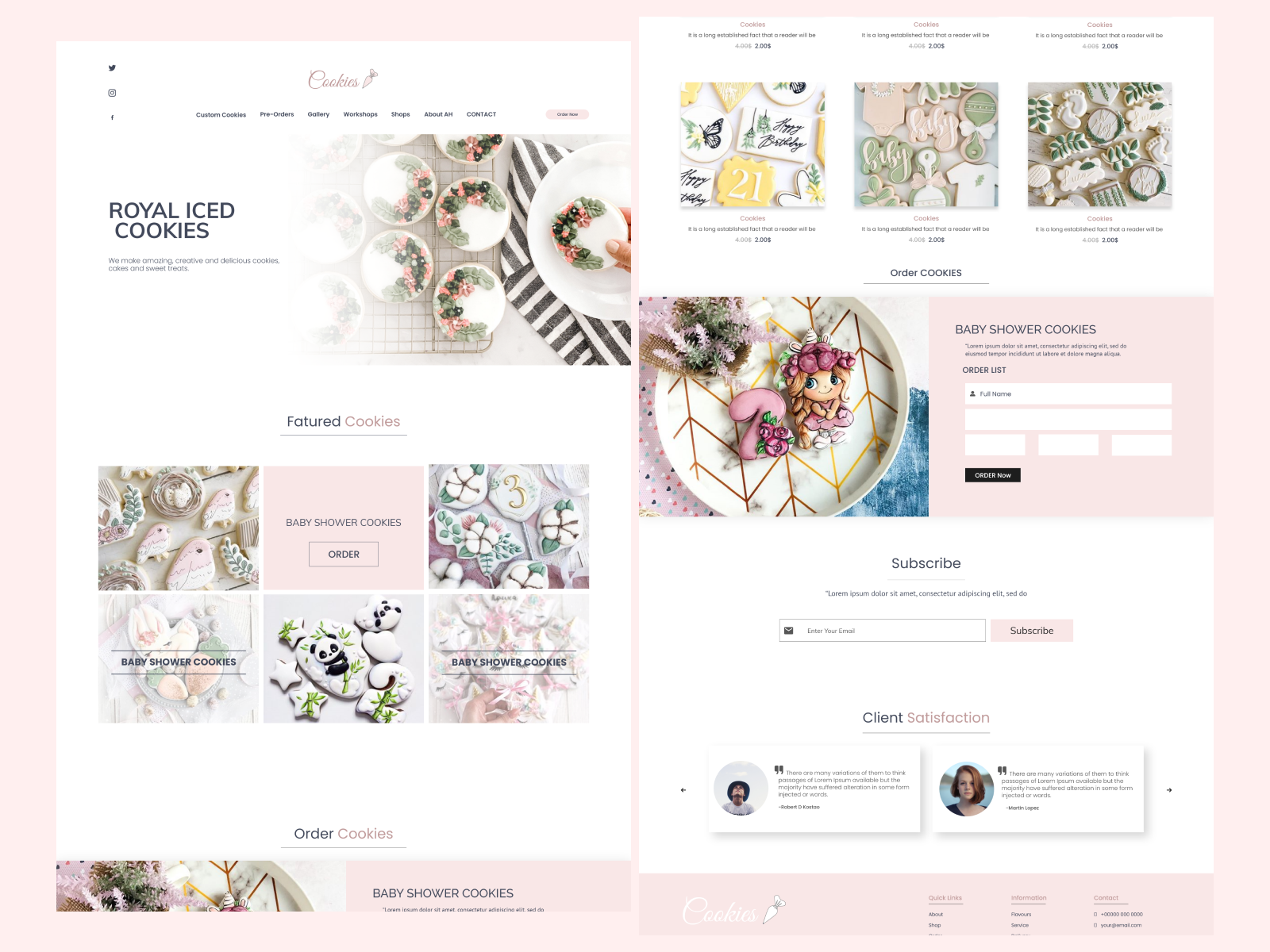Cookies_shop by Kavindu Senavirathna on Dribbble