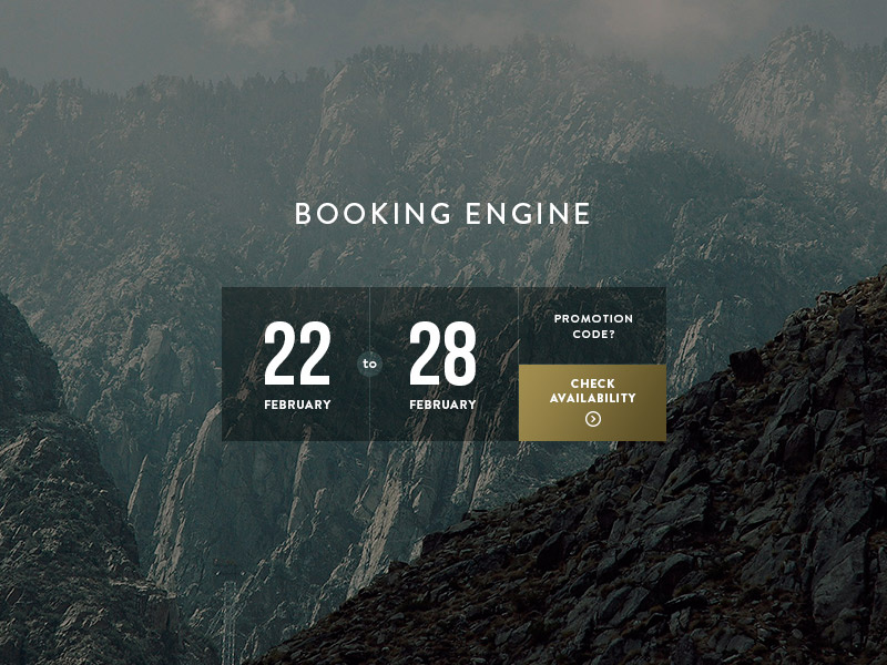 Booking Engine by Xavi on Dribbble
