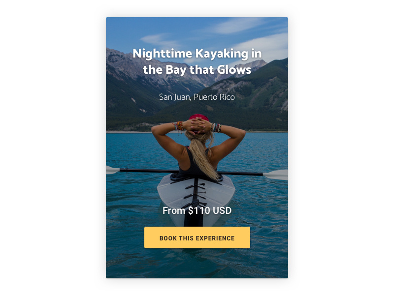 Experience Card by Andy Leverenz on Dribbble