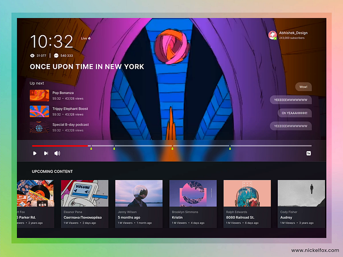 Browse thousands of Video images for design inspiration | Dribbble