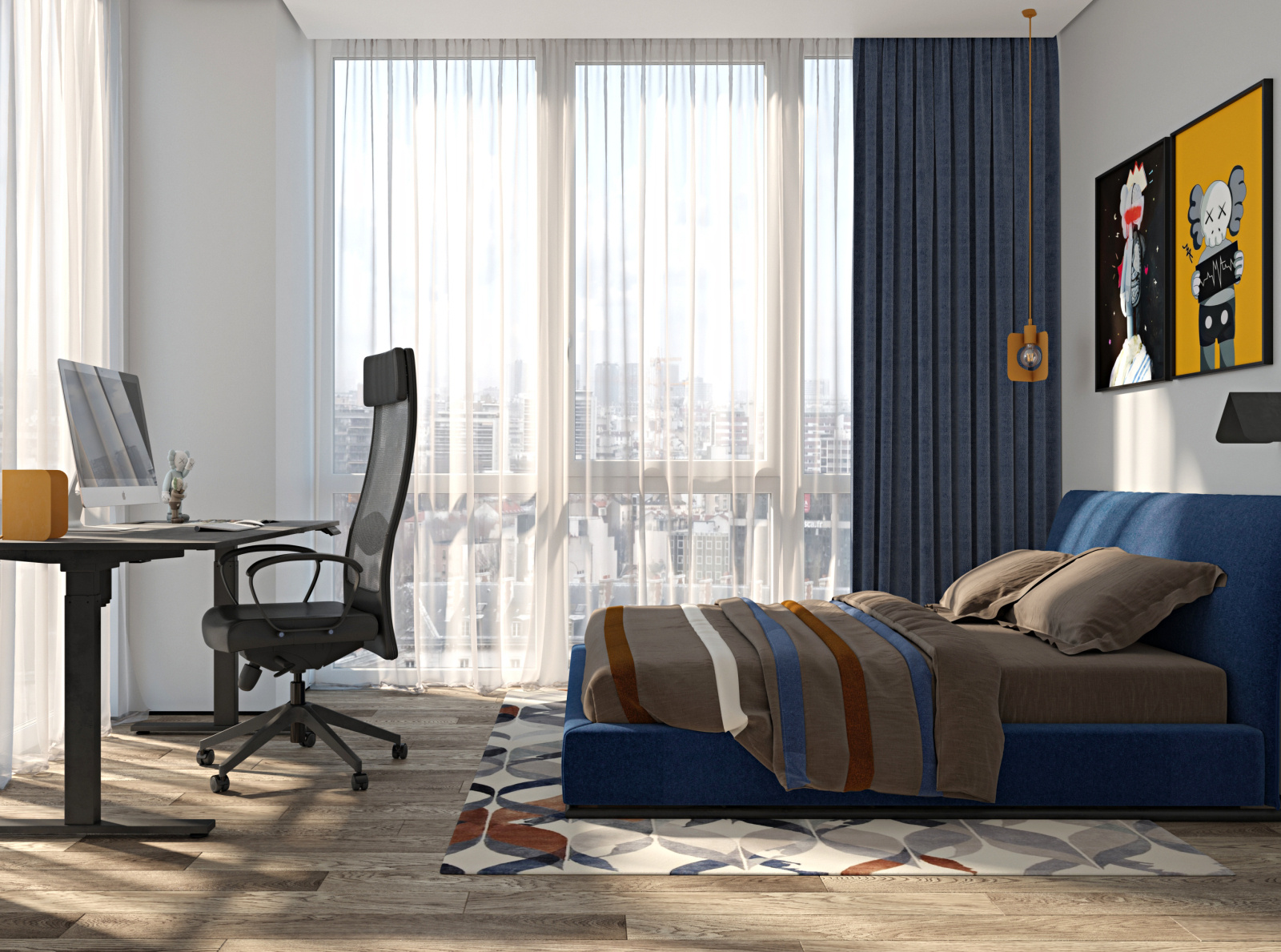 kaws fan room by Hida Visualization on Dribbble