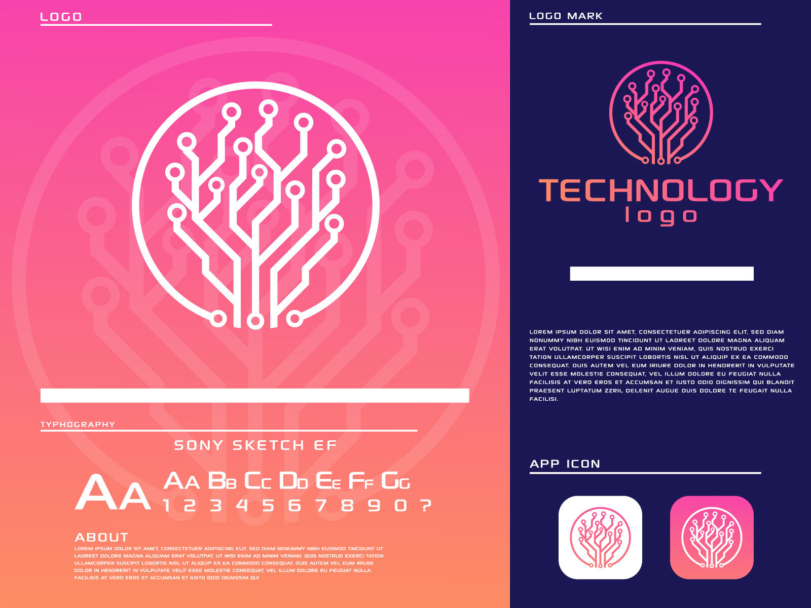 Technology logo by Jahiid_art on Dribbble