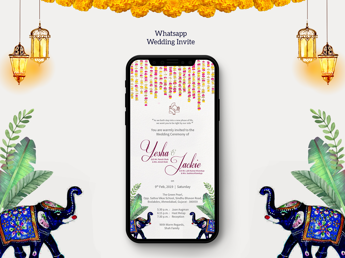 Wedding Invitation Templates Design Wedding Invites Creative Whatsapp 