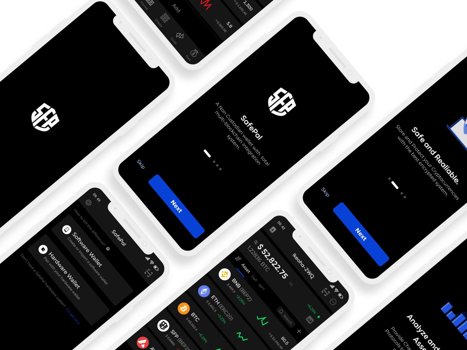 Safepal wallet redesign by Gerald on Dribbble
