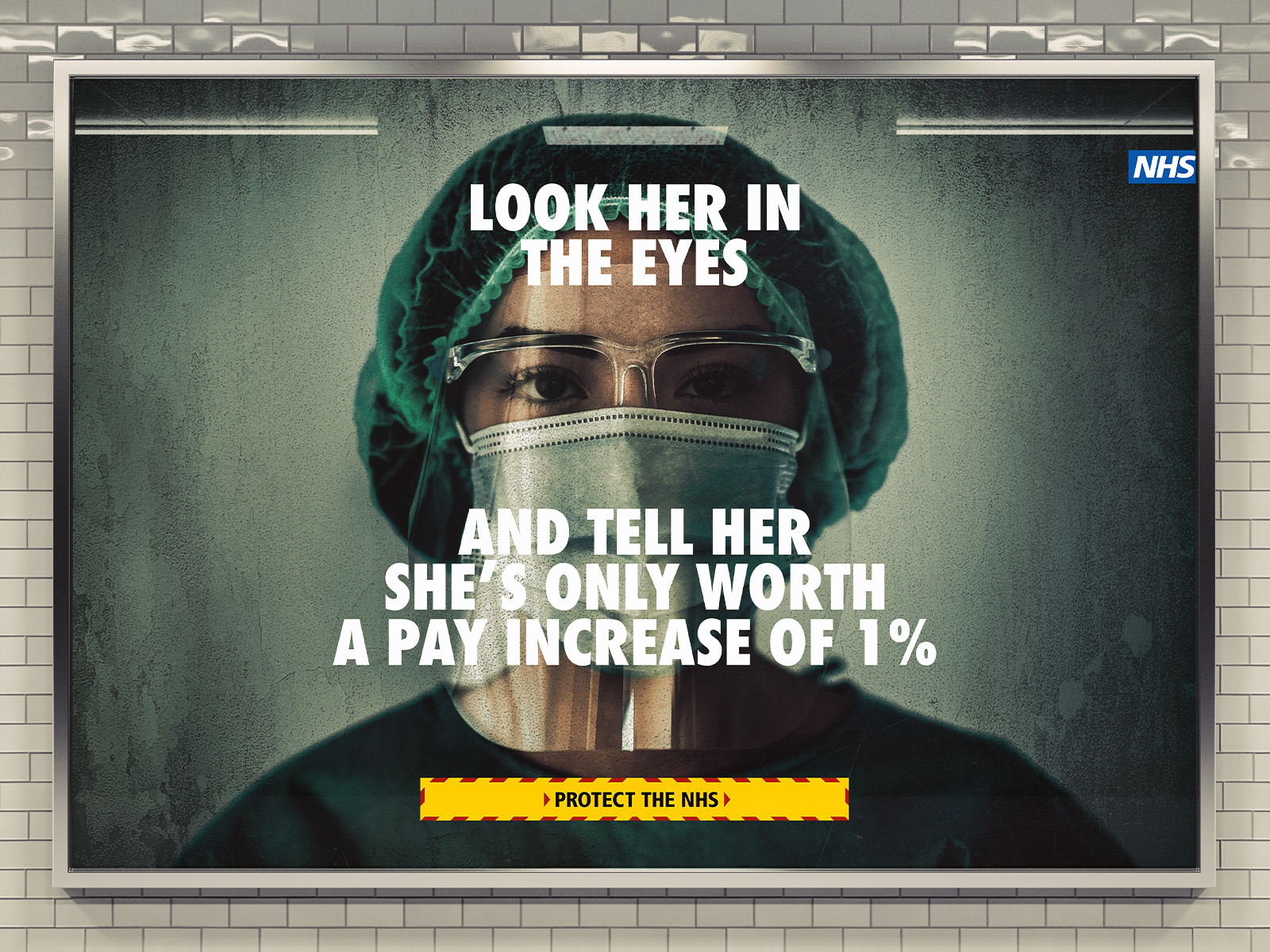 Poster Design [ Protect The NHS ] by Adam Whiston on Dribbble