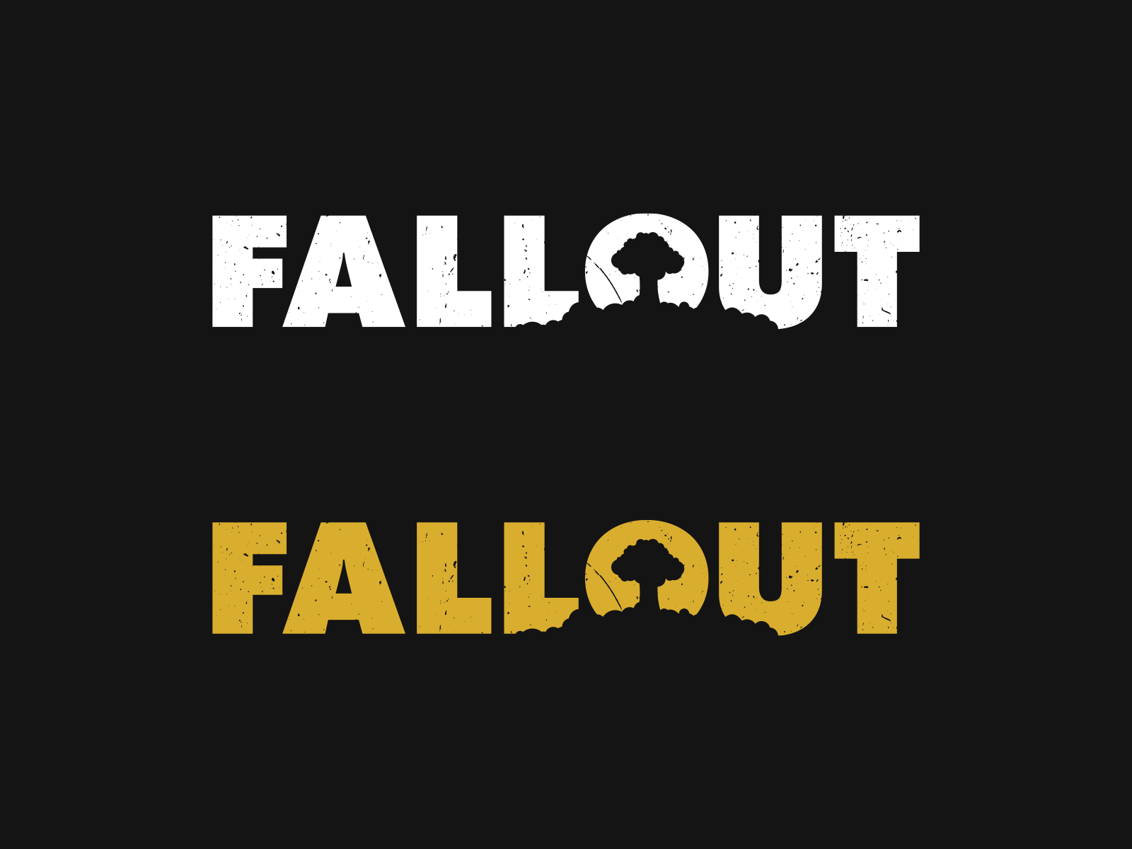 Logo Design [ Fallout ] by Adam Whiston on Dribbble