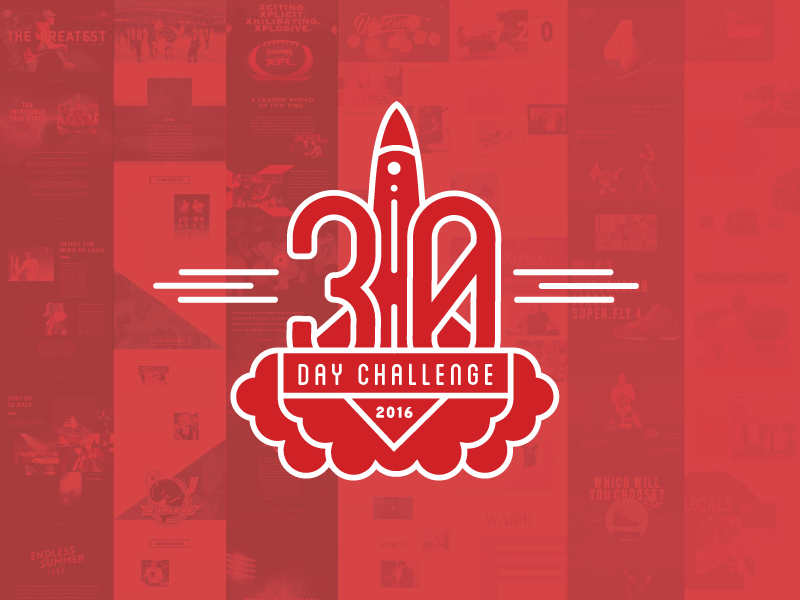 30 Day Challenge Logo by Ryan Sartorius on Dribbble
