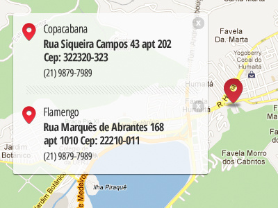 Address list by Marcello Manso on Dribbble