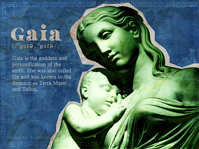 Gaia - Greek Mythology by Galatēa A. on Dribbble