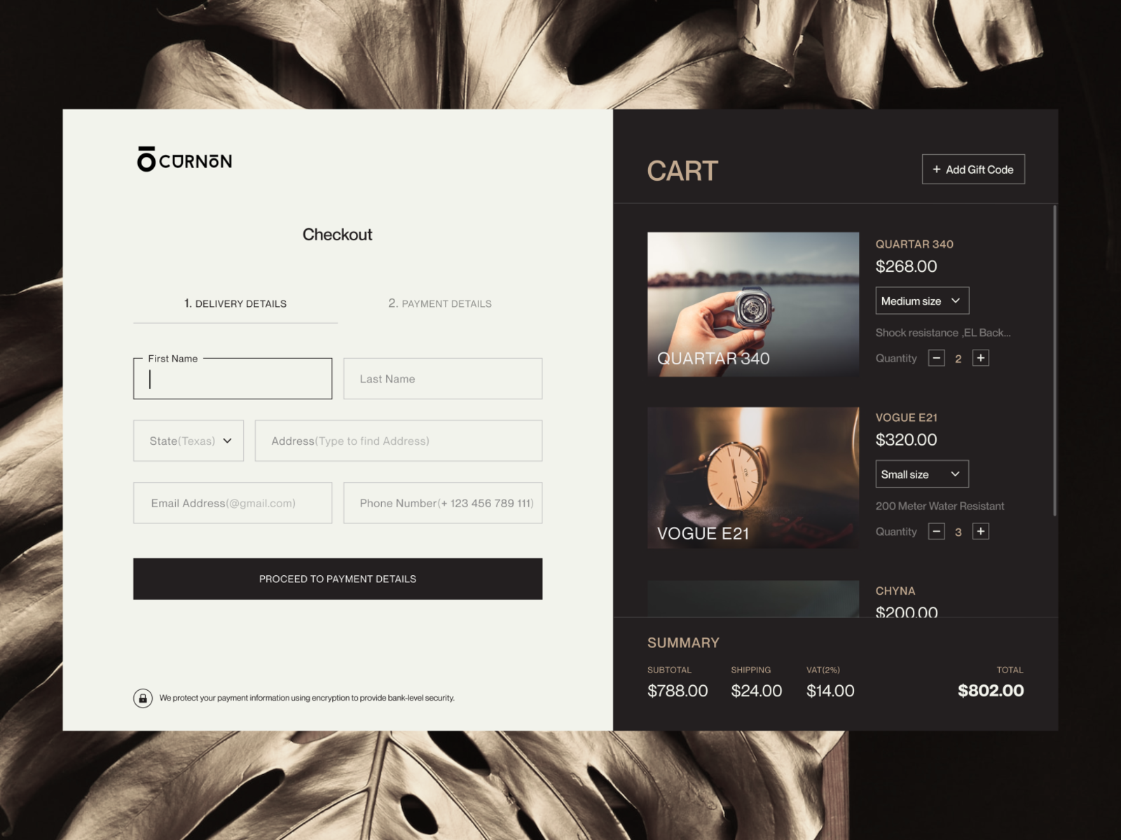 Dribbble Luxury Checkout Png By Utibe Essien