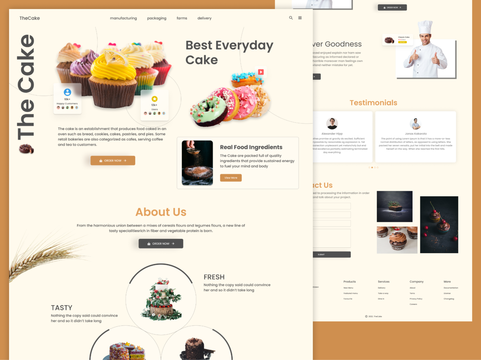 Landing Page Website Exploration by Haris Riski on Dribbble