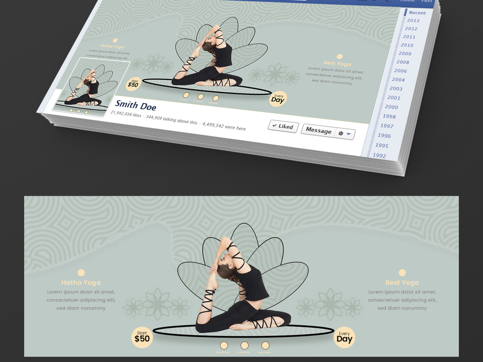 Yoga Facebook Cover
