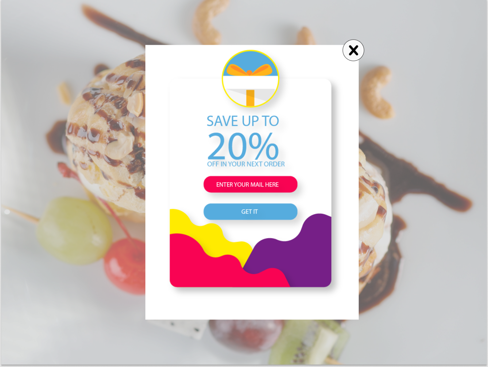 DailyUI#016 Pop Up Overlay by Deepti Maurya on Dribbble