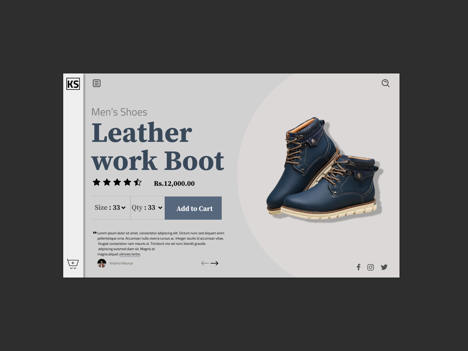 Daily UI : 33 by Deepti Maurya on Dribbble