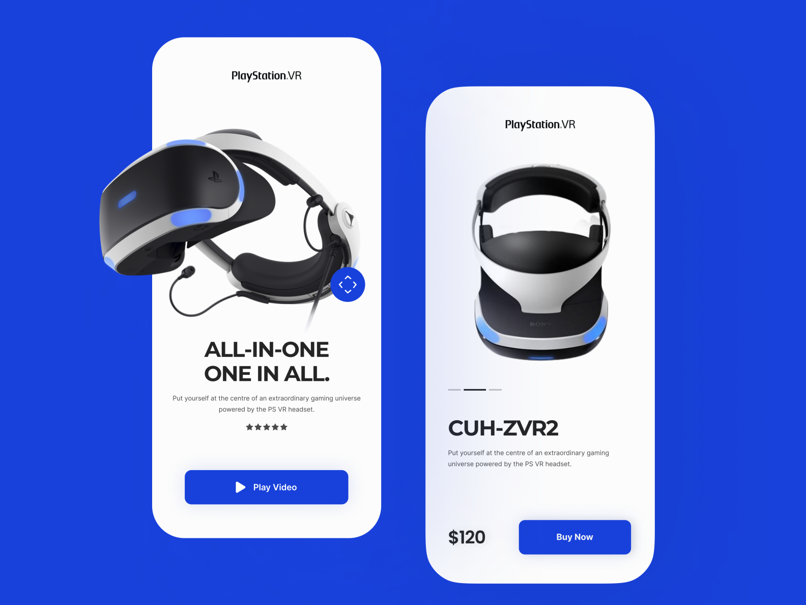PS VR – Concept App UI by Anas Hussam on Dribbble