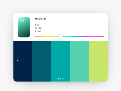 Color Picker - Daily UI 060 by Tamara on Dribbble