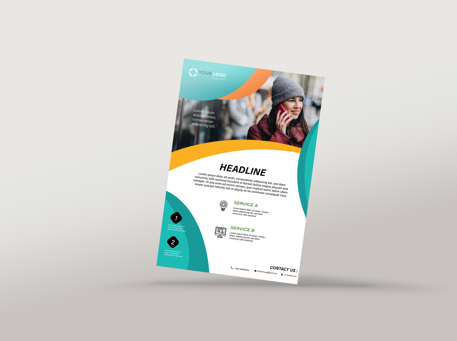 Flyer by Sheikh Al Fahad on Dribbble