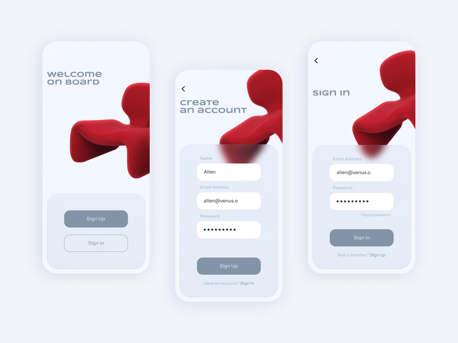 Sign Up Mobile by Igor Tsulanov on Dribbble