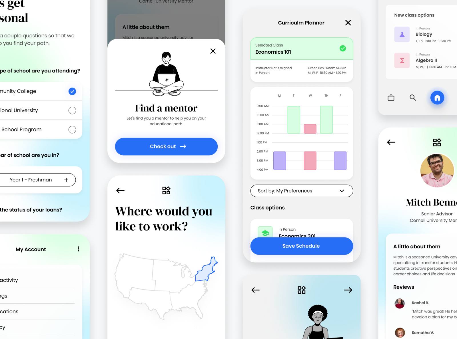 Education program / career options by Chad Fisher on Dribbble