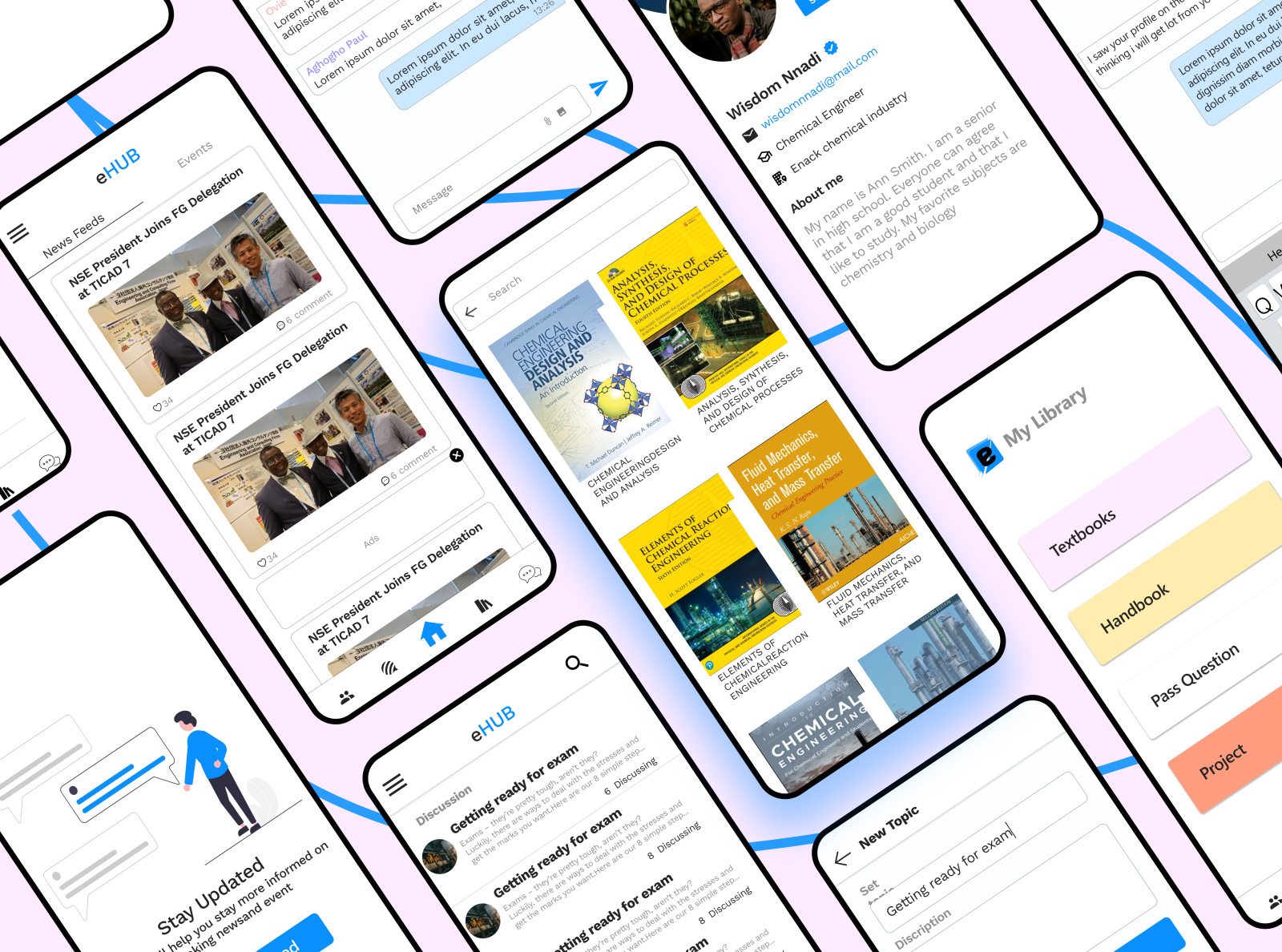 eHUB app by Emebunaje Anthony on Dribbble