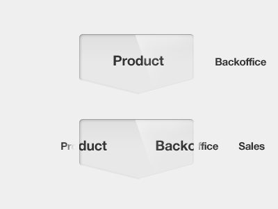 Glass menu slider by Andrey Moskovsky on Dribbble