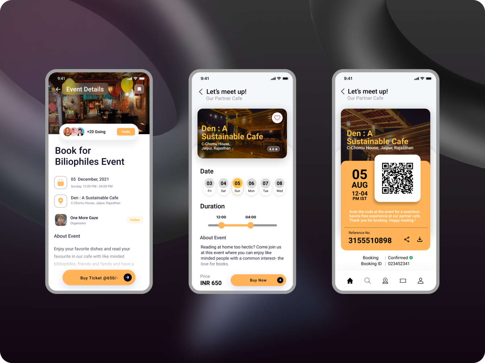 Event Booking User Interface Design by Ritik Raj on Dribbble