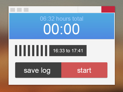 Simple Timer by İbrahim Özdemir on Dribbble