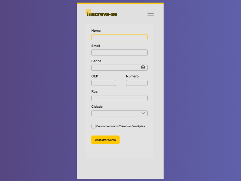 Mobile FORM by Gabriel Rezende on Dribbble
