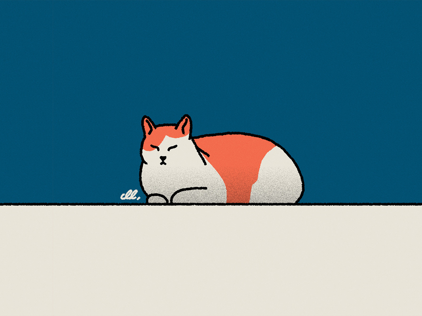 sleepy cat by dailylive on Dribbble