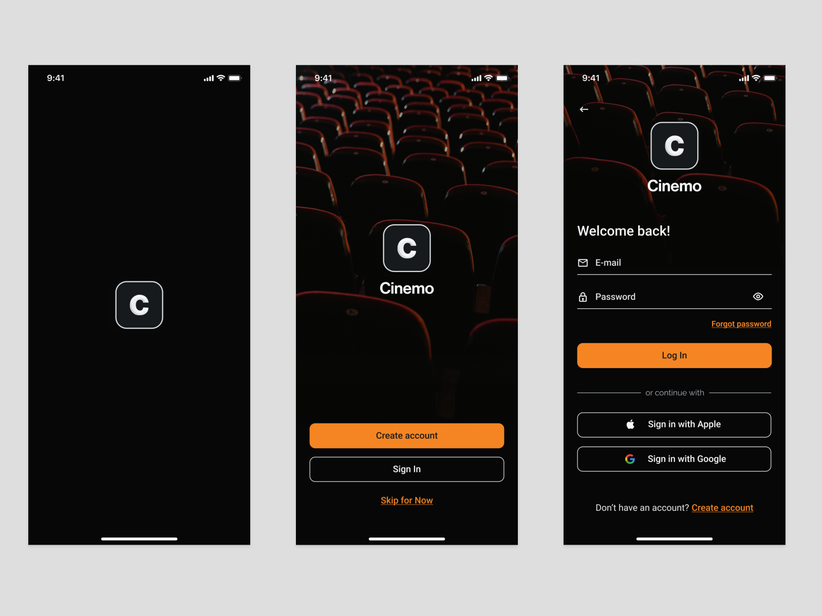 Cinemo - Cinema Booking App by Adrian Witek on Dribbble