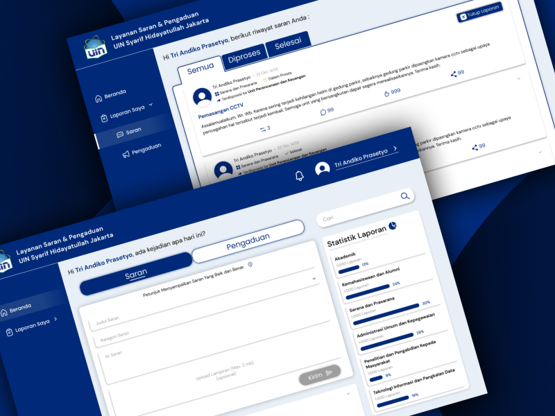 E-Complaint Information System by Andiko on Dribbble