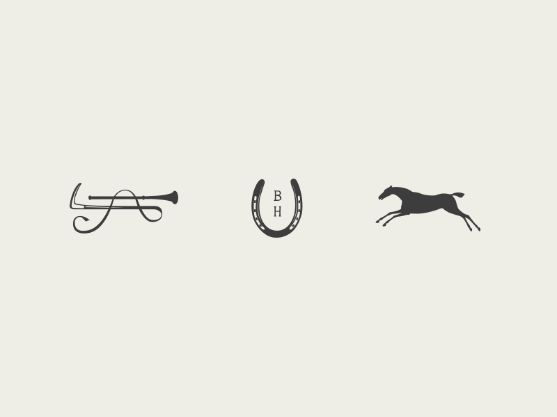 Fox Hunting Icons by Christine Mitchell on Dribbble