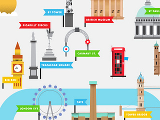 LDN Map by Neil Rook on Dribbble