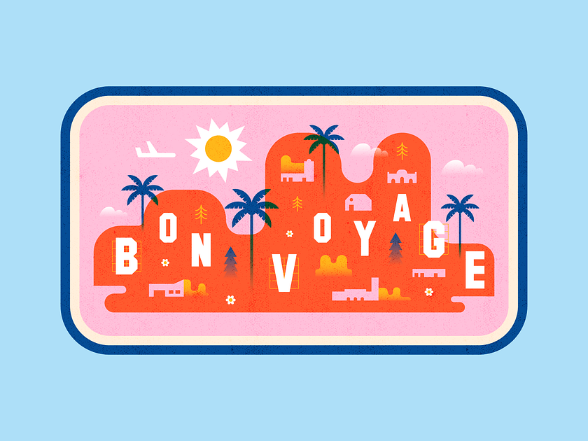 Bon Voyage! by Neil Rook on Dribbble