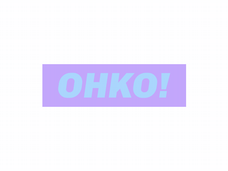 OHKO Logo Animation by Marko Milosevic on Dribbble