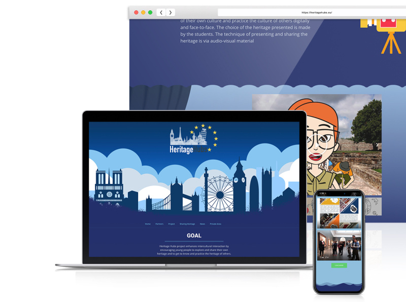 EU-Project website by Moka Adv on Dribbble